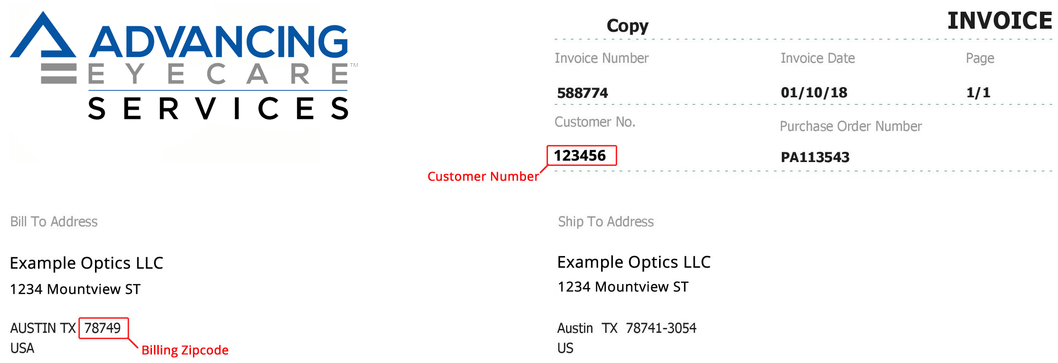 Advancing Eye Care Client Portal